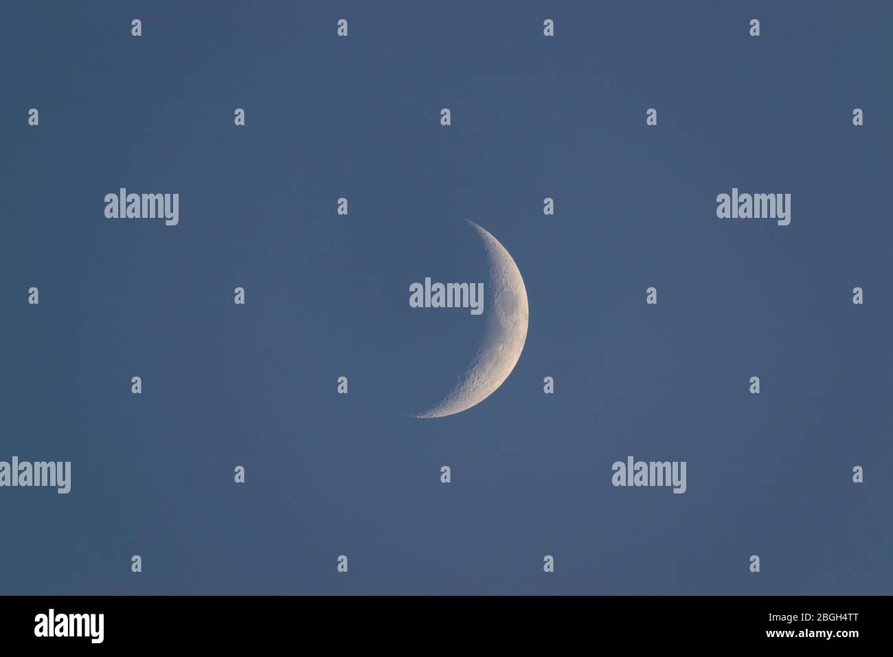 Crescent moon over the sky. Background concept Stock Photo - Alamy