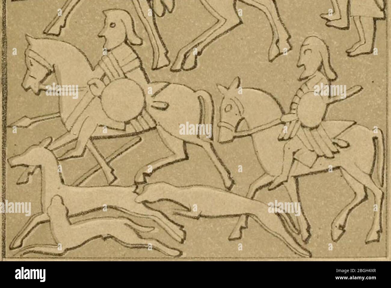 Hilton of cadboll stone Andrew Gibb 1856 bis Stock Photo - Alamy