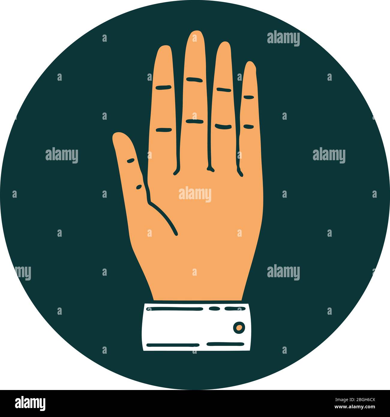 Iconic hand gesture Stock Vector Images - Alamy