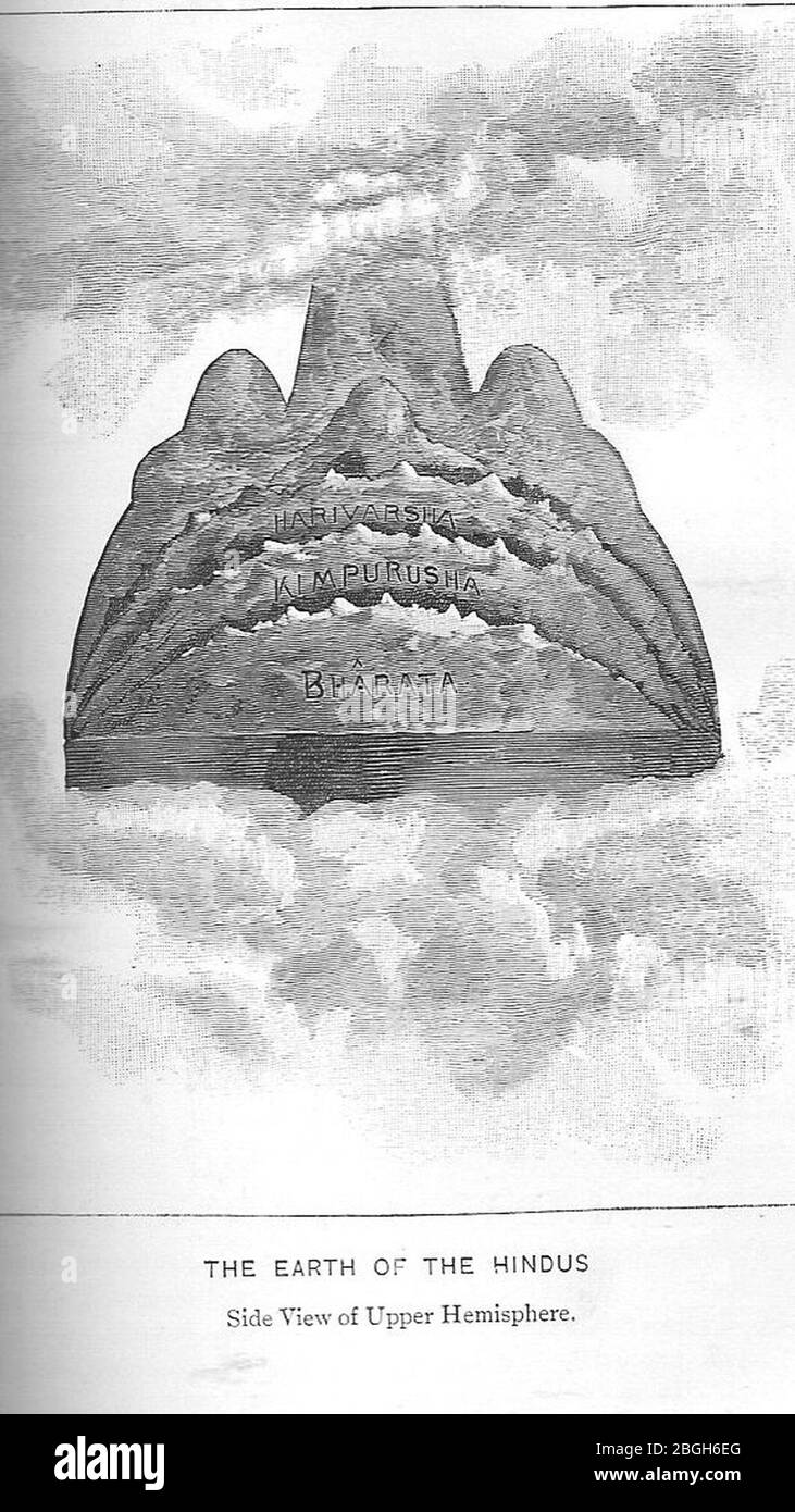 Hindu representation of the earth 04 Stock Photo - Alamy