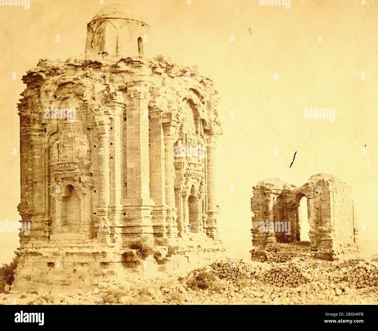 Hindu temple malot jhelum district Stock Photo - Alamy