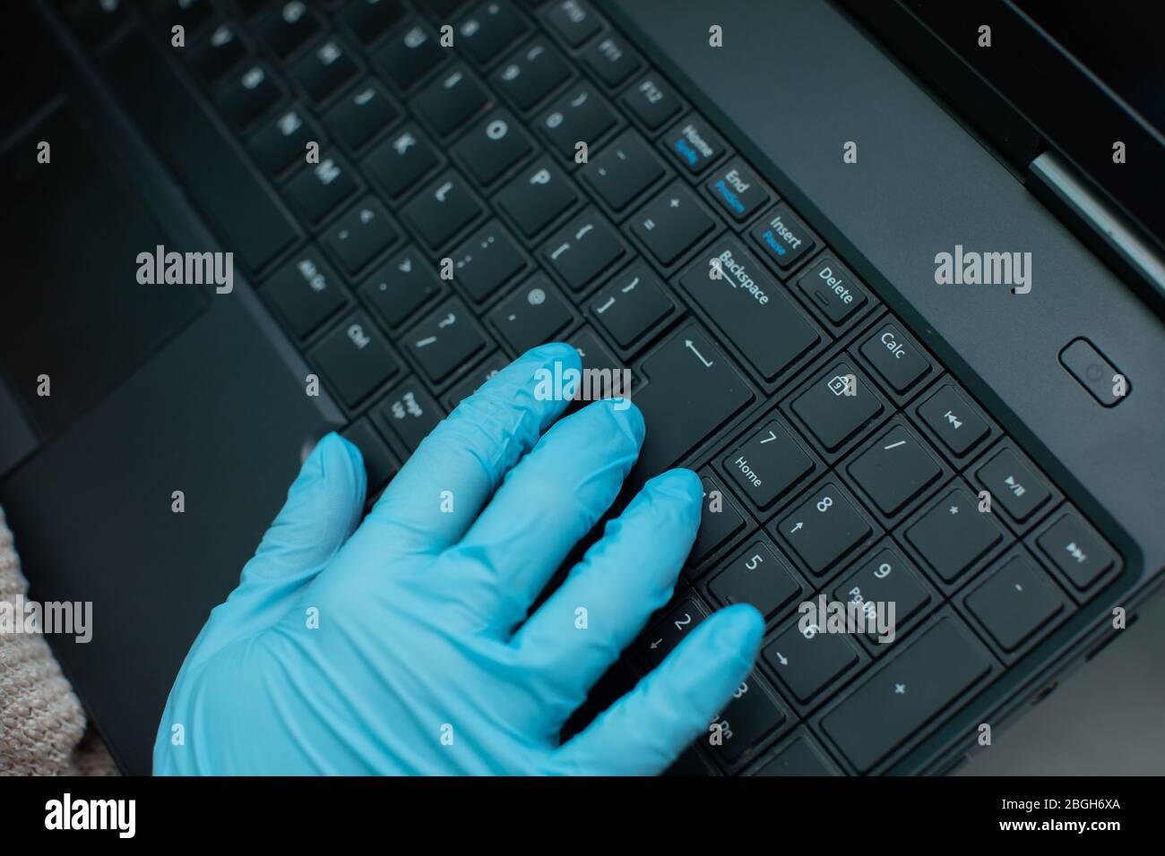 In times of personal infection, special precautions such as rubber ...