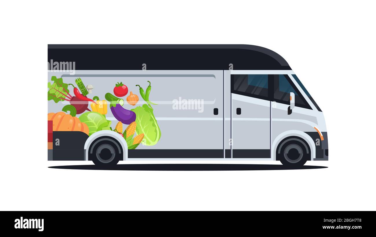 Corn delivery Stock Vector Images - Alamy