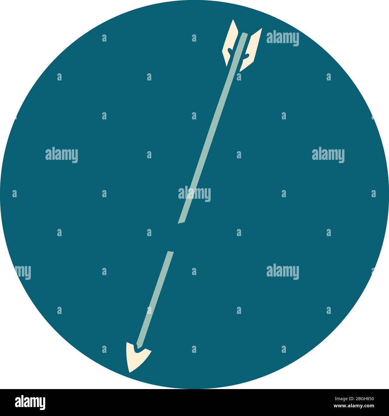 iconic tattoo style image of an arrow Stock Vector Image & Art - Alamy