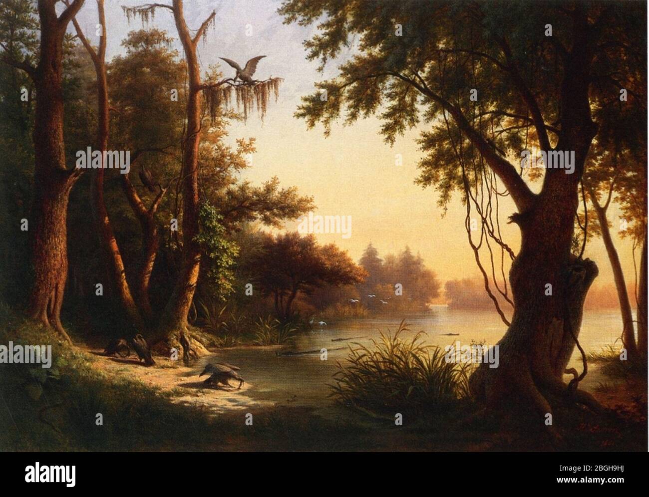 Hippolyte Sebron - Crocodile Lake Stock Photo - Alamy