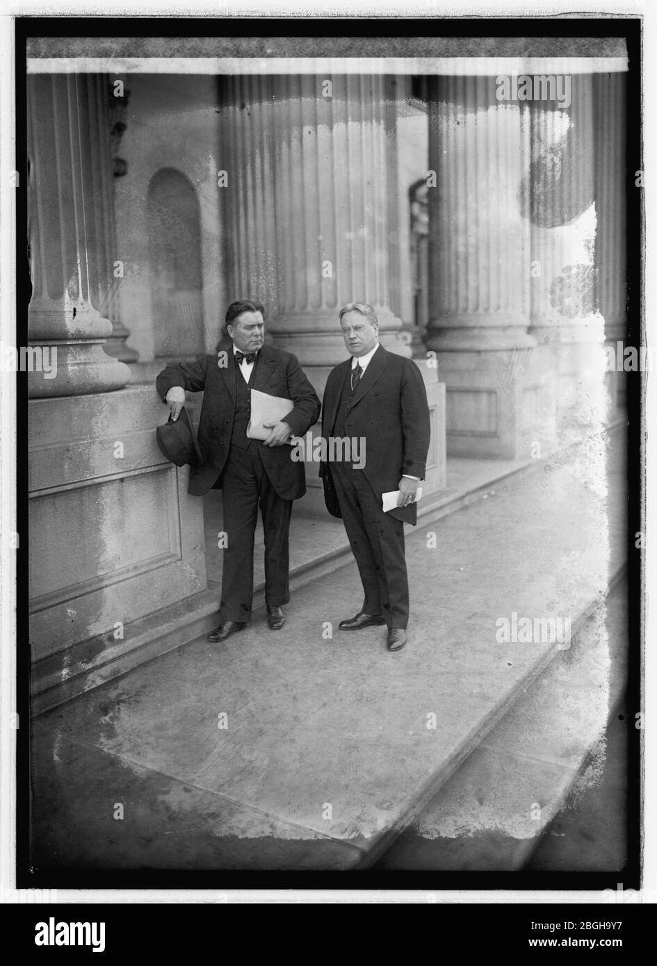 Hiram Johnson & Wm. E. Borah Stock Photo - Alamy