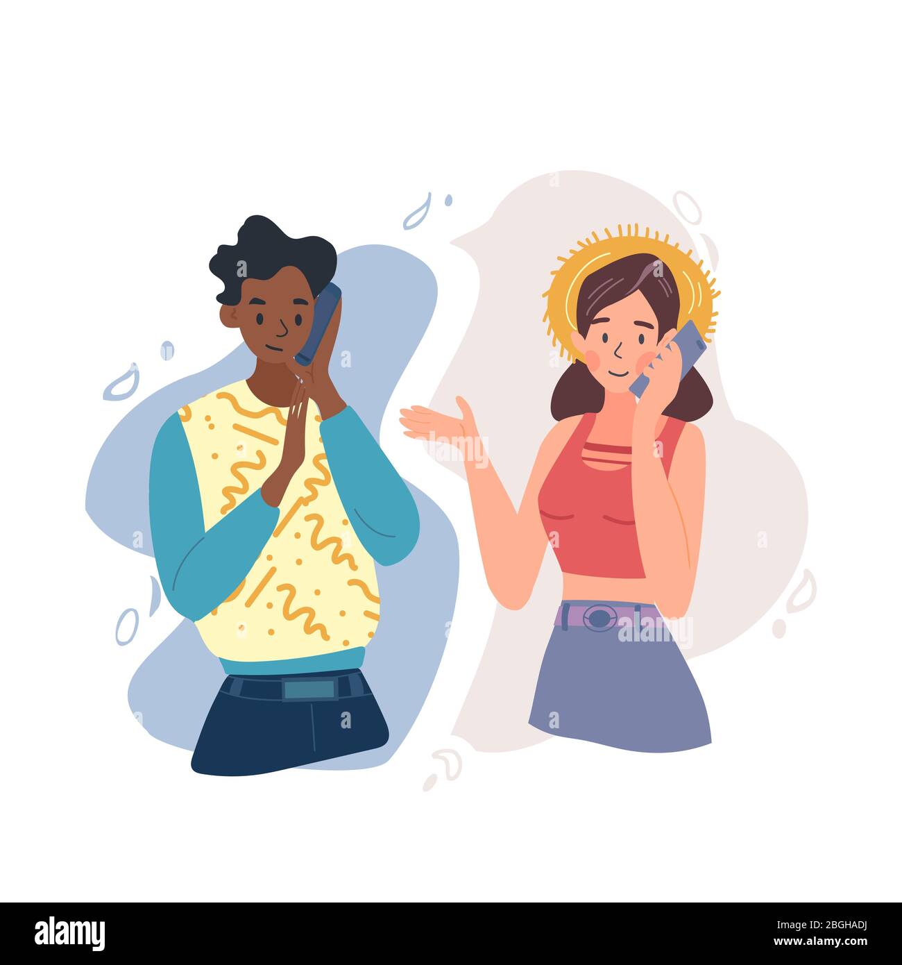 Group people using different Stock Vector Images - Alamy