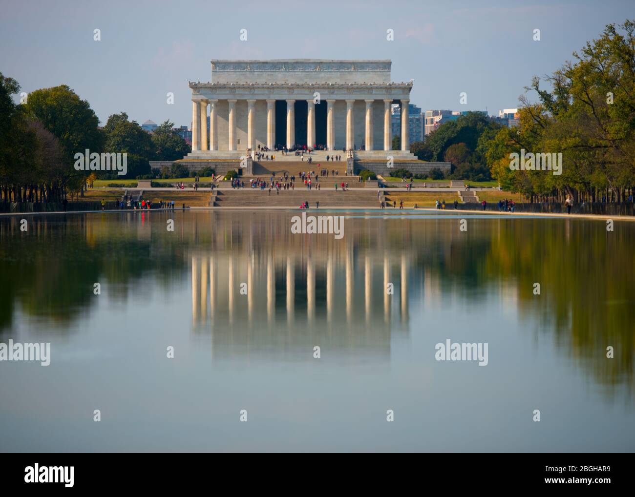 Lincoln Memorial and Reflection Pool Stock Photo - Alamy