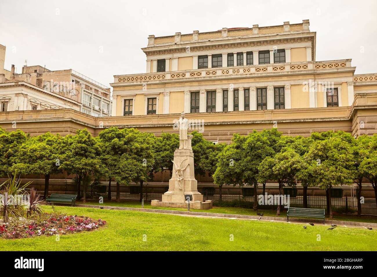 Athens Greece Charilaos Trikoupis statue by Sculptor Thomas Thomopoulos ...