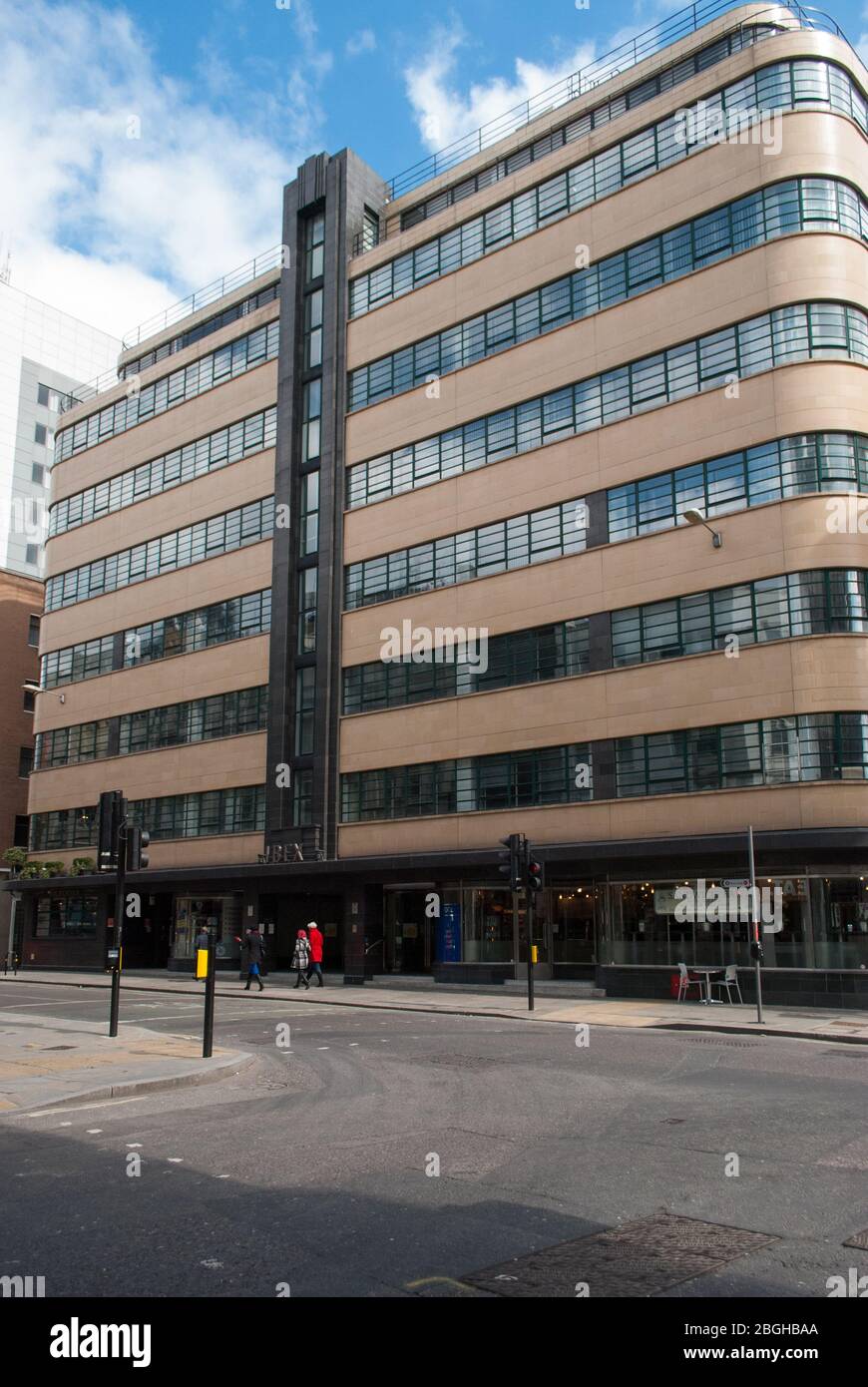 Art Deco Architecture Stone Glass Black Yellow Ibex House, 1 Haydon St ...