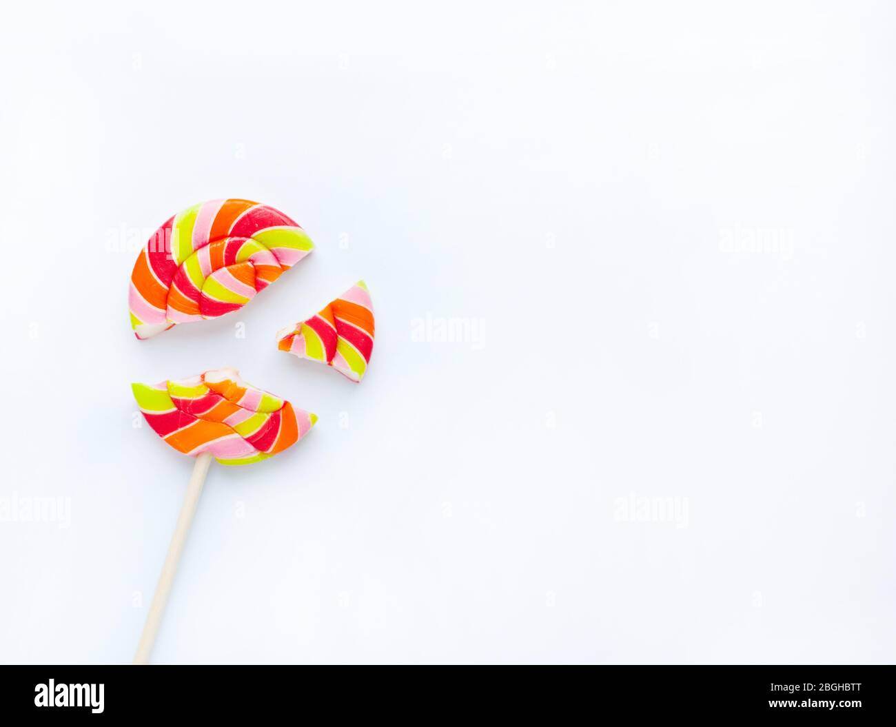 Smashed lollipop hi-res stock photography and images - Alamy