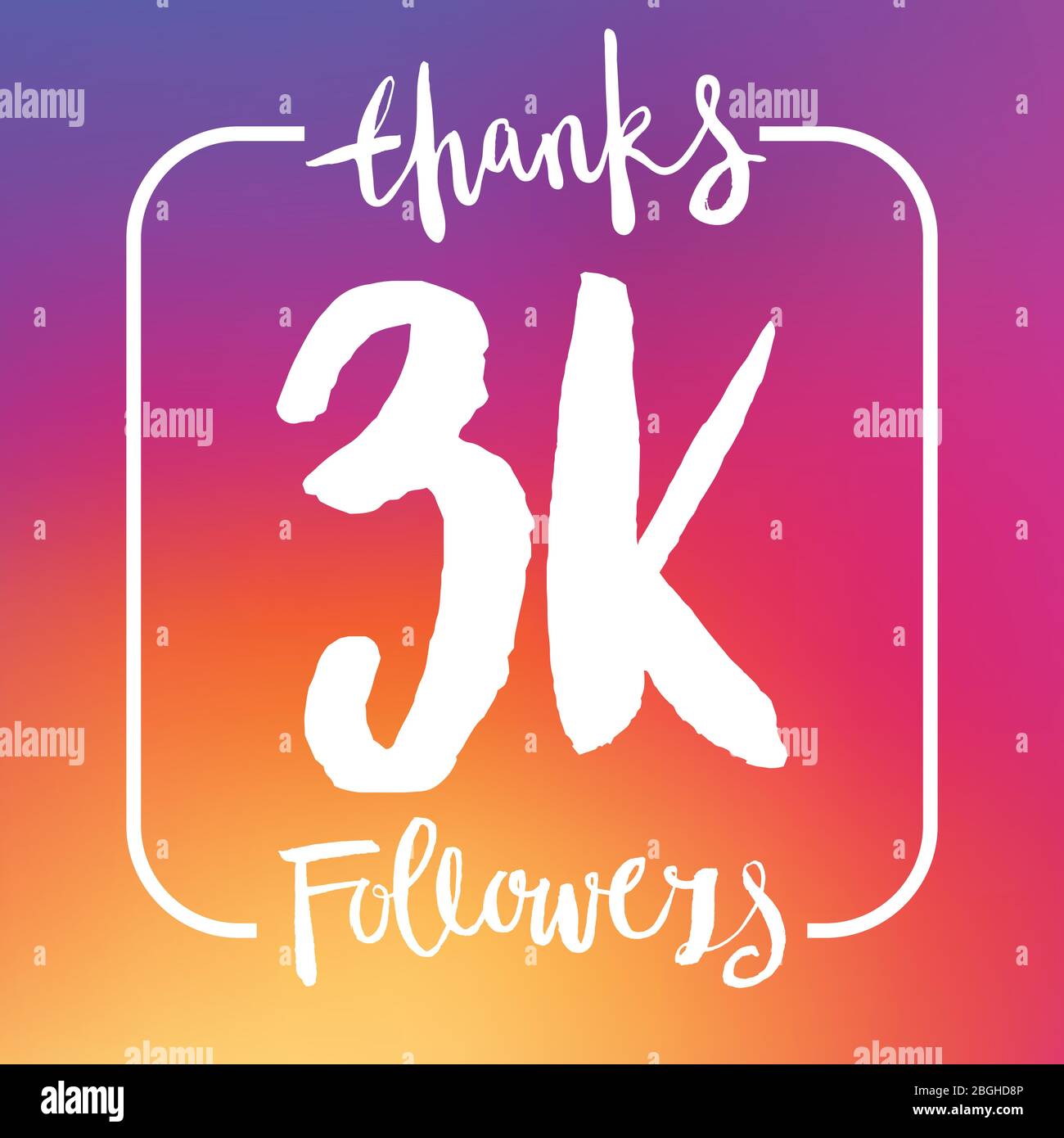 3k follower Stock Vector Images - Alamy
