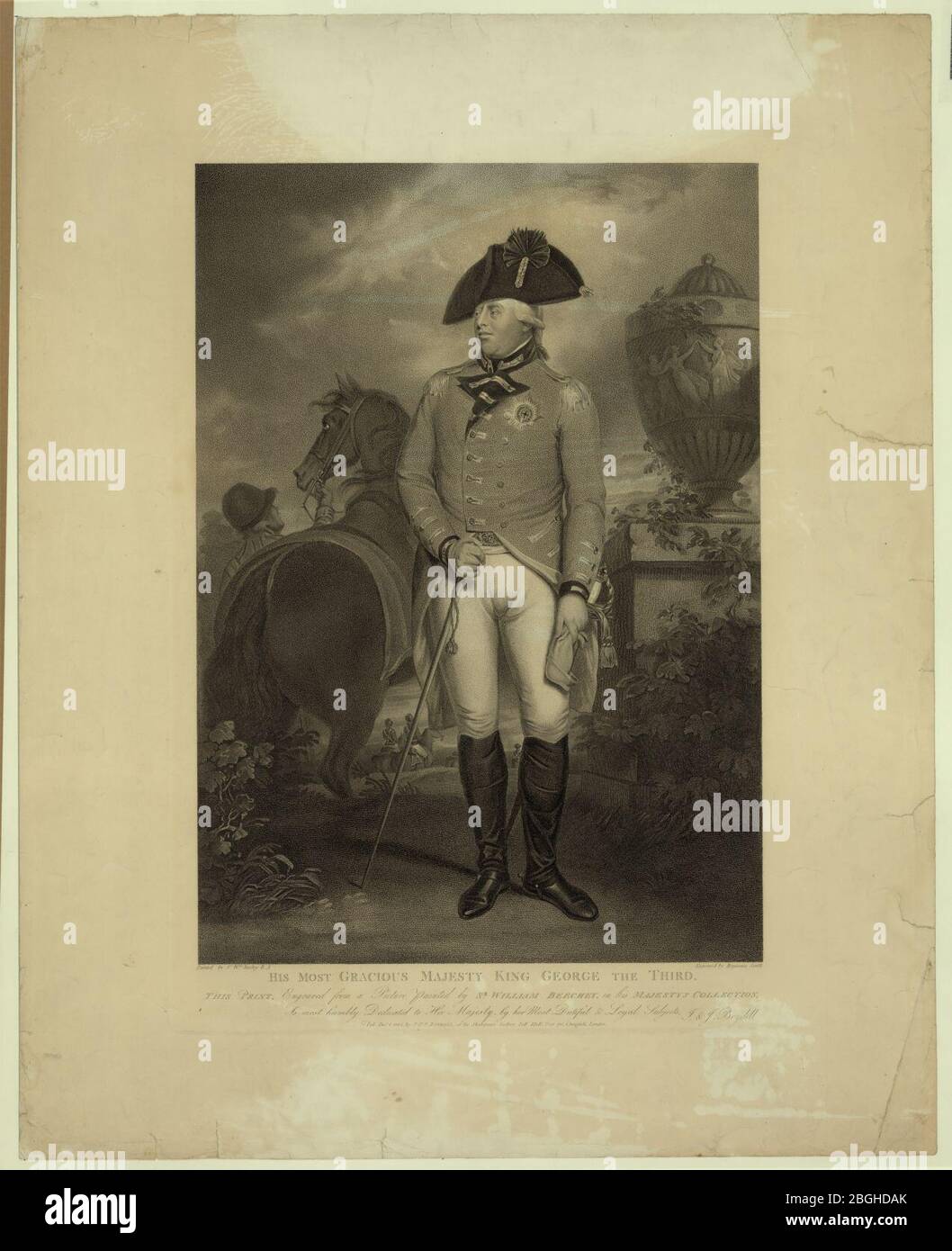 His most gracious majesty King George the Third - painted by Sr. Wm ...