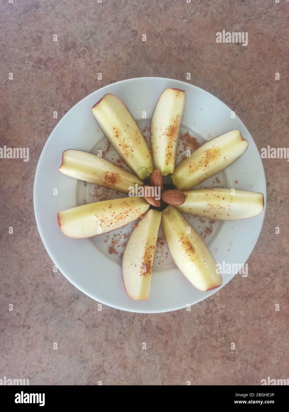 Apple for snack Stock Photo - Alamy