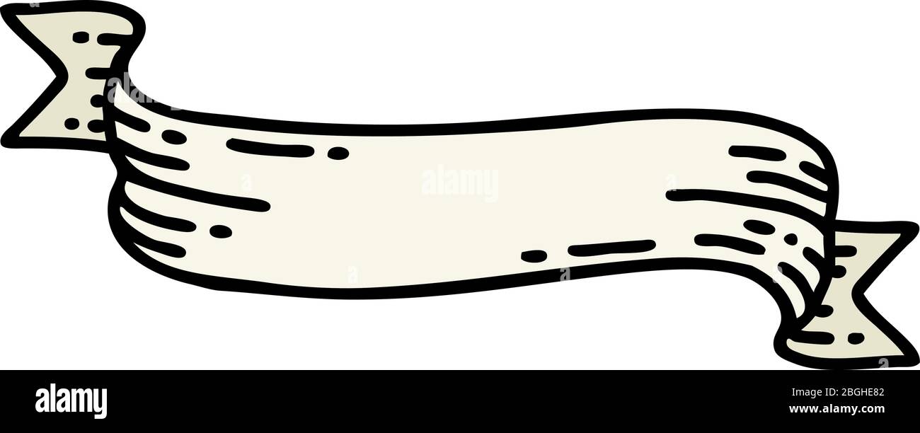 tattoo in traditional style of a banner Stock Vector Image & Art - Alamy