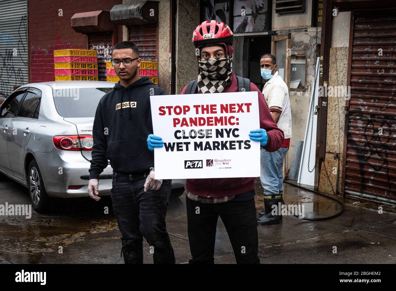 Peta protests hi-res stock photography and images - Alamy