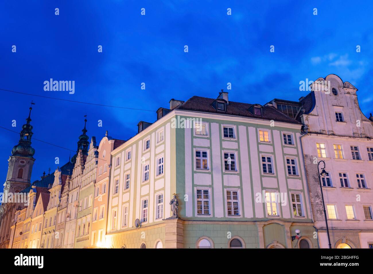 Architecture of Nysa. Nysa, Opole, Poland Stock Photo - Alamy