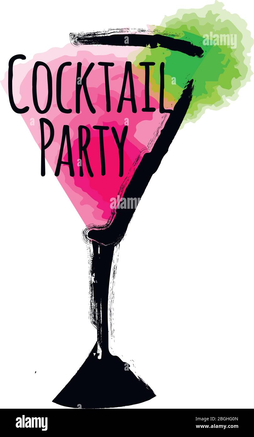 Cosmopolitan cocktail glasses isolated on white , a cocktail party ...