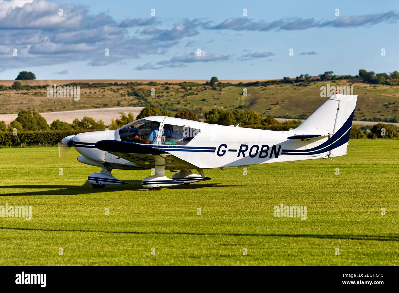 Old Sarum Airfield, Wiltshire / UK - September 12 2015: 1978 built ...