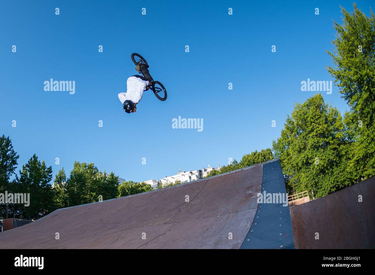 High jumping backflip hi-res stock photography and images - Alamy