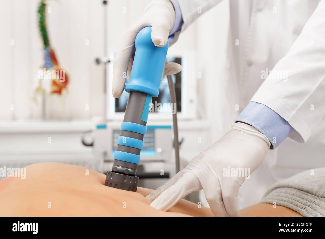 Extracorporeal Shockwave Therapy ESWT.Non-surgical treatment.Physical ...