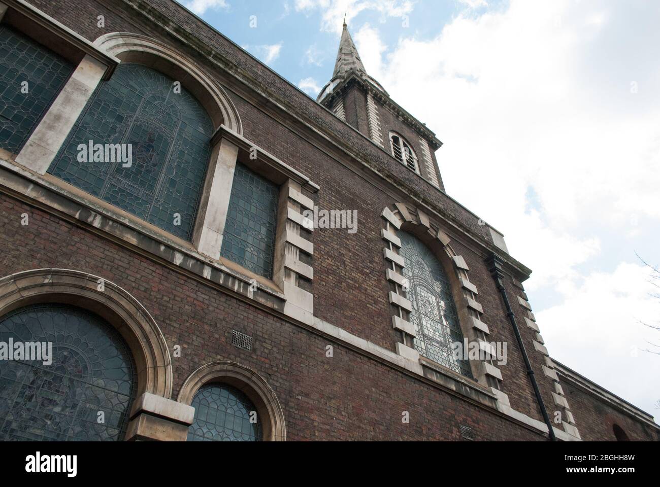 Georgian Architecture Brick Stone TowerAldgate Church, Aldgate High ...