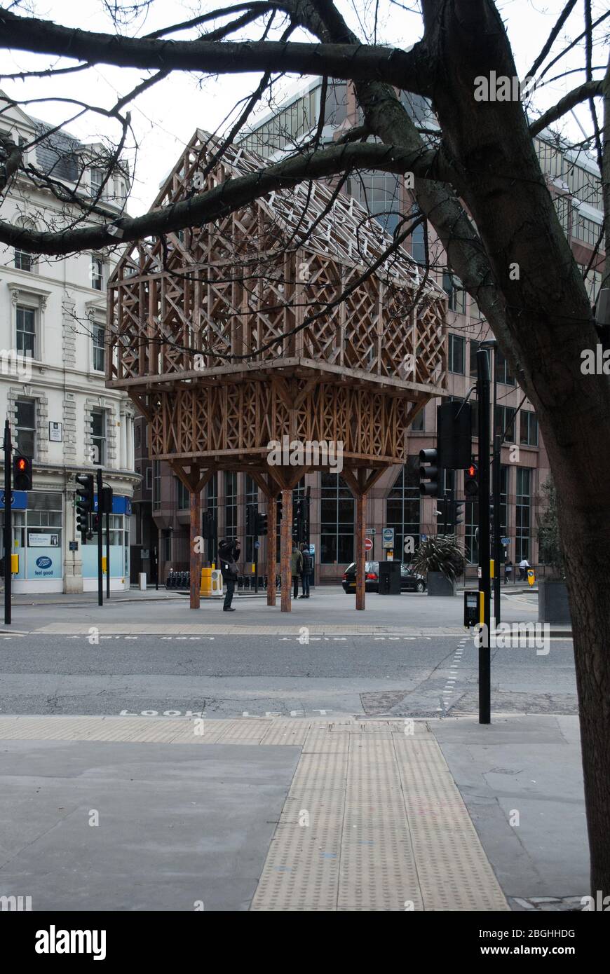 Paleys Upon Pilers Architecture LAtticed Timber Aldgate Church, Aldgate ...
