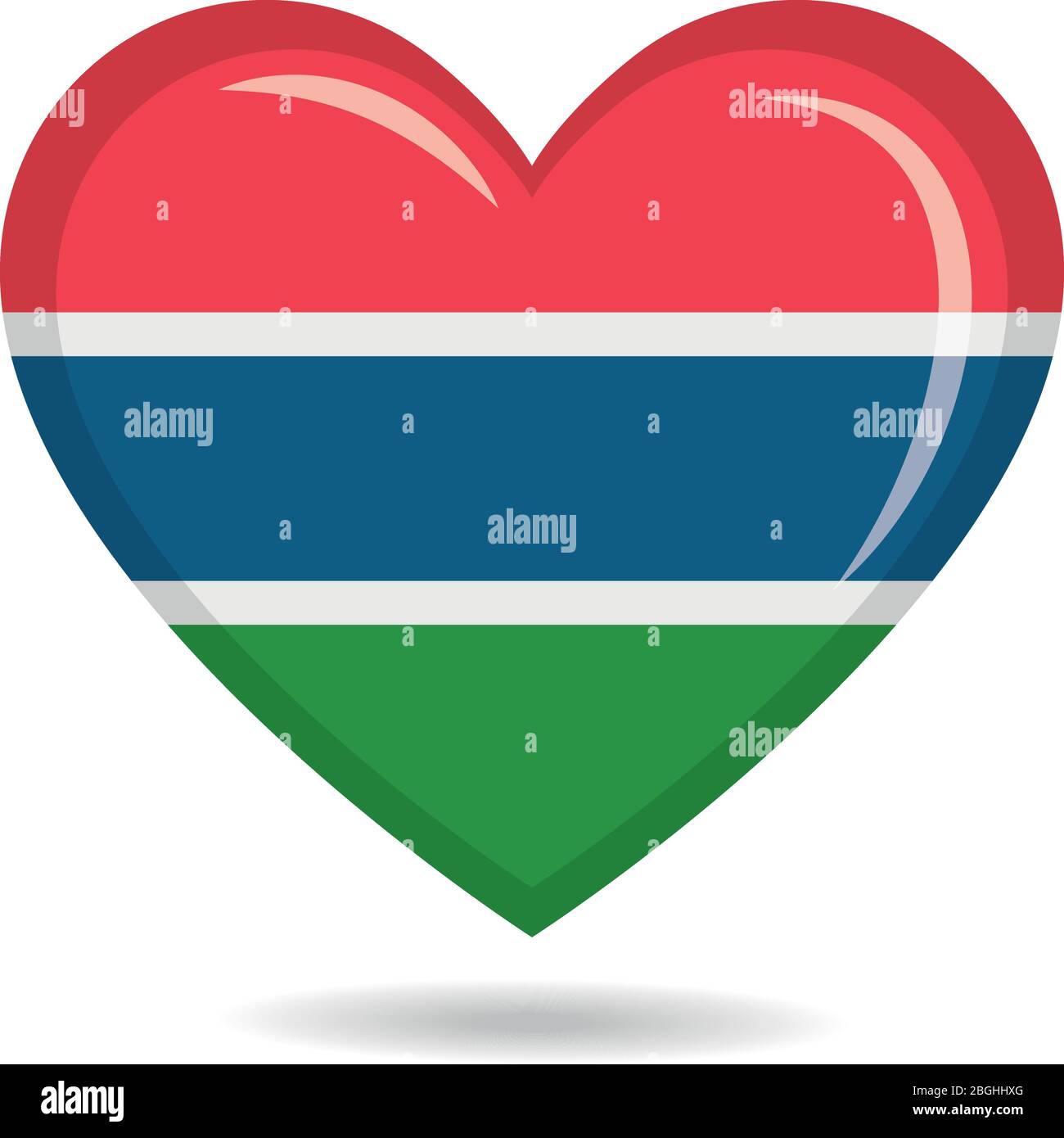 Vector vectors gambia Cut Out Stock Images & Pictures - Alamy