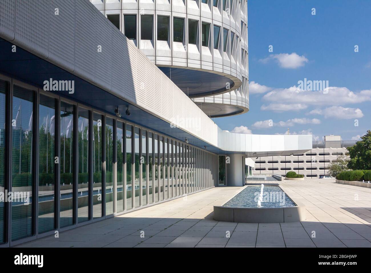 BMW Headquarters building. Headoffice in Munich, Germany, March 2020 ...