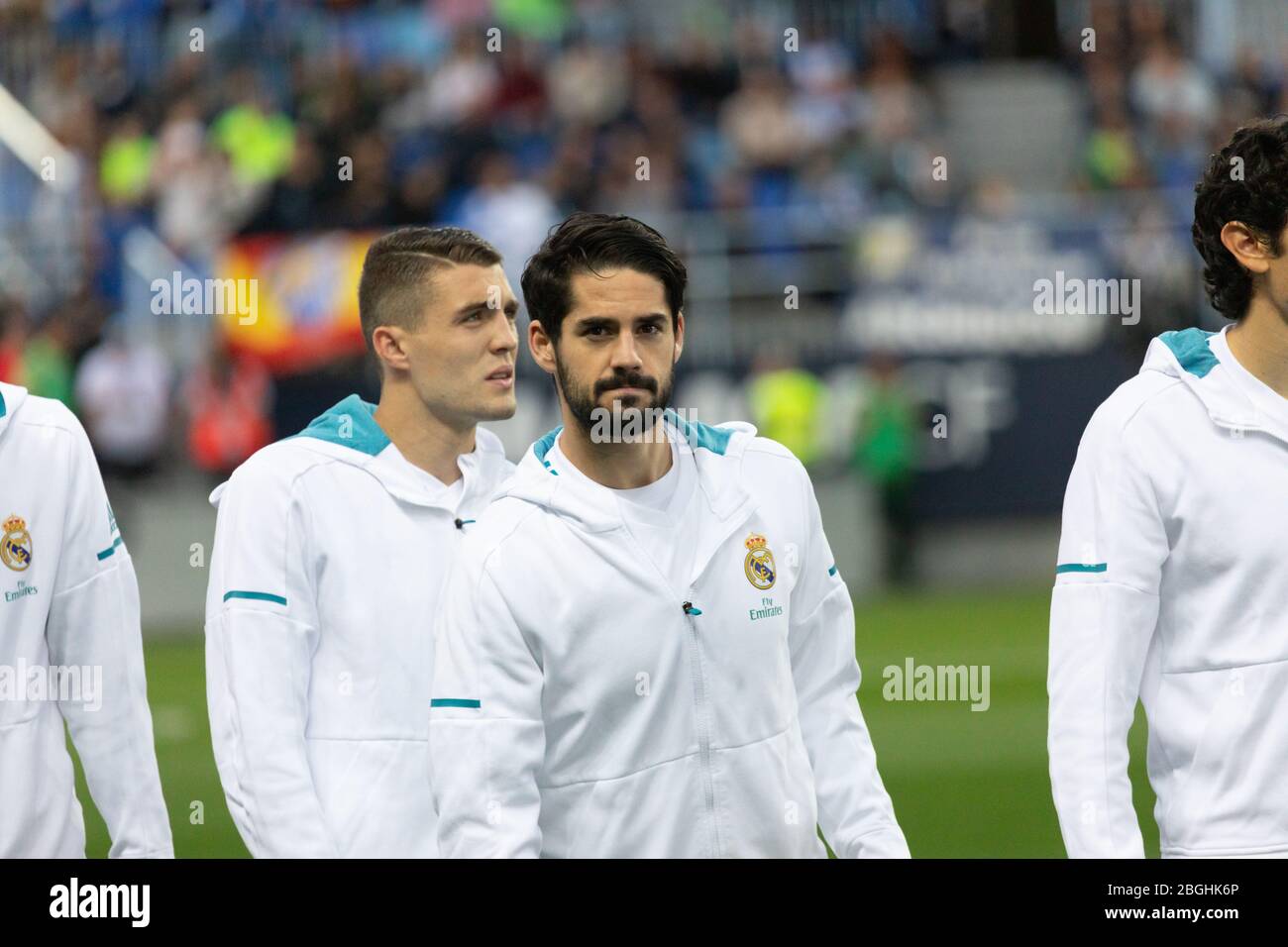Málaga, Spain. 15th Apr 2018. La Liga Match Málaga C.F. - Real Madrid C ...