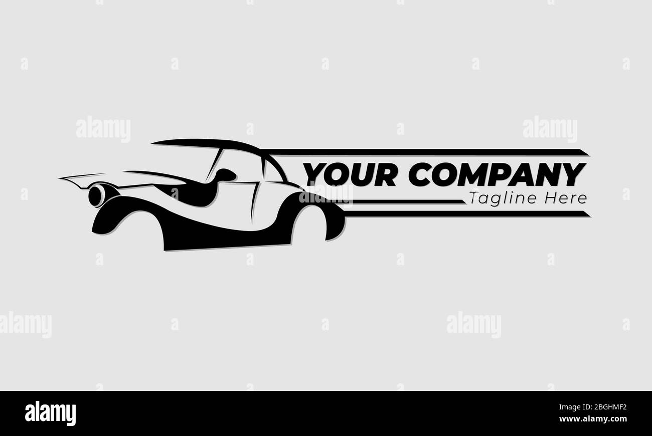 Illustration of Simple Car Logo for Automotive Industry or Business ...