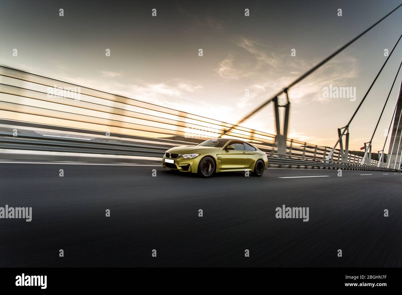 Blue sports car and driveway hi-res stock photography and images - Alamy