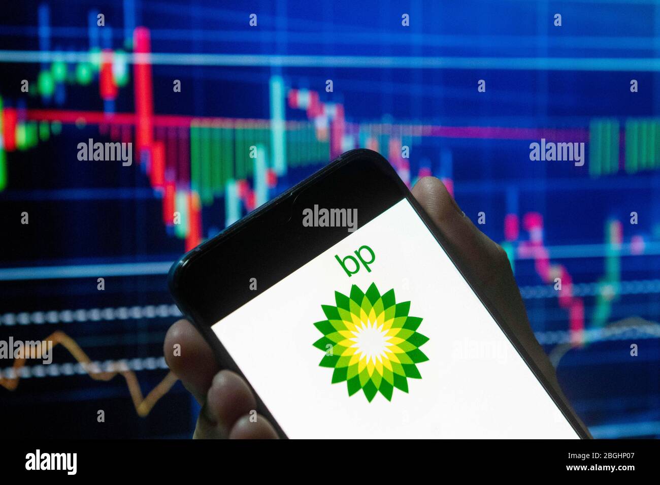 China. 21st Apr, 2020. In this photo illustration theÂ British ...