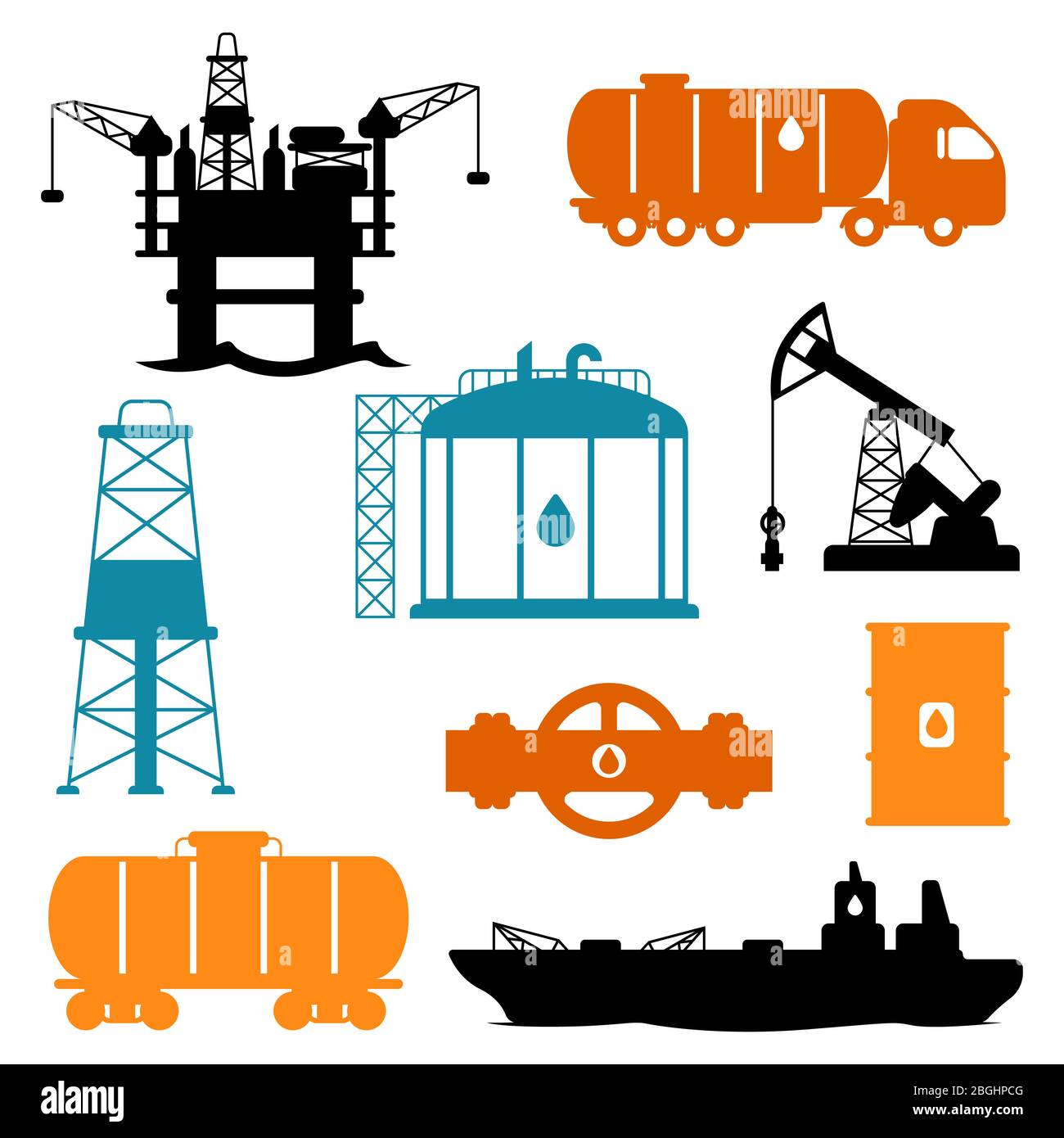 Car oil pump icon Cut Out Stock Images & Pictures - Alamy