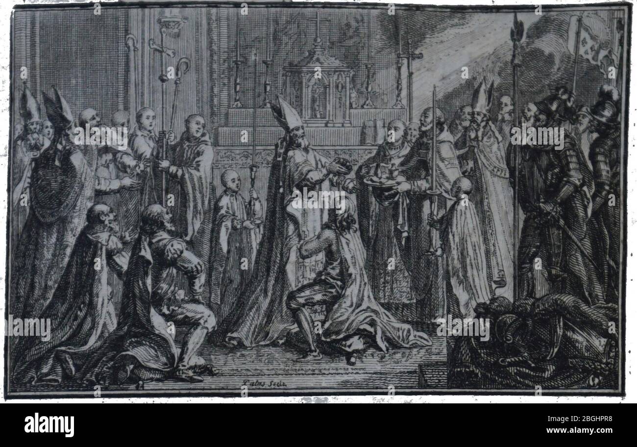 Histoire Raussin Recherches 1ere race 05849 gravure Stock Photo - Alamy