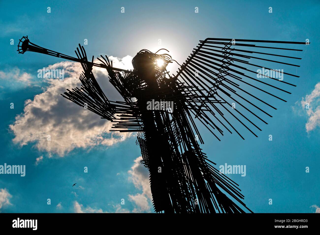The June 21, 2019, photo of Monument of the Third Angel, the sculpture ...