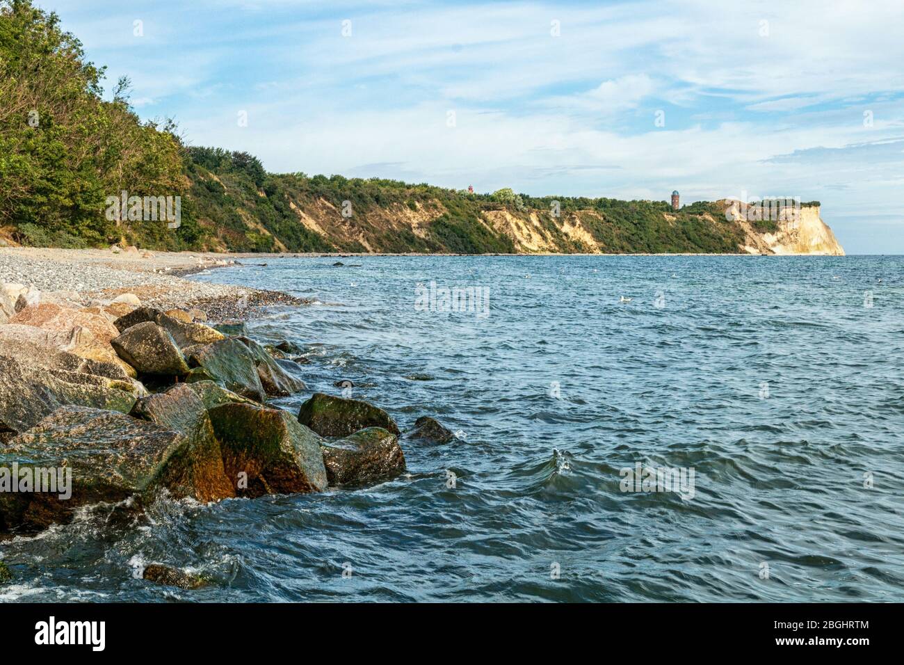 The lighthouses of Cape Arkona on the island of Rügen Stock Photo - Alamy