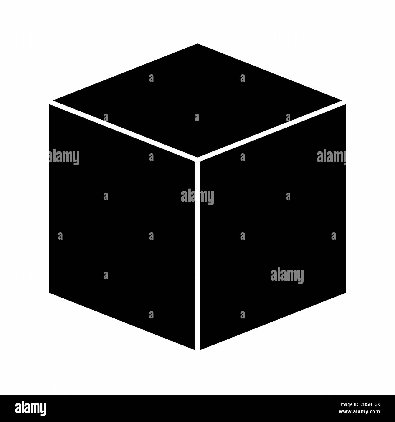 Cube icon illustration Stock Vector Image & Art - Alamy