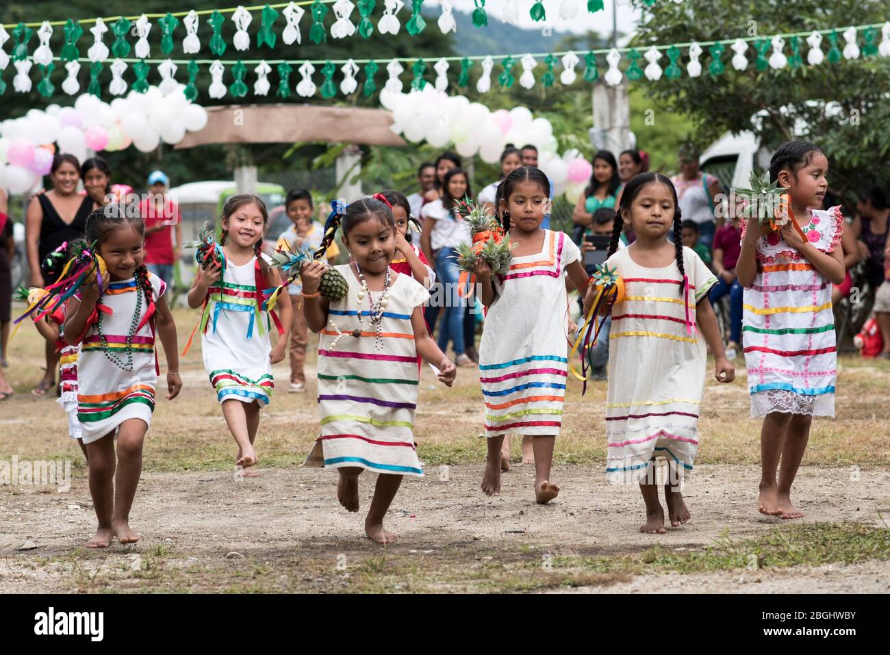 Traditional festivity at an indigenous small village in the State of ...