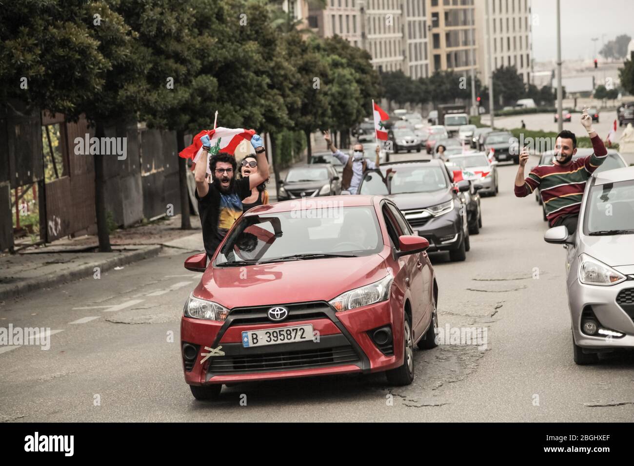 Martyr's square beirut lebanon cars hi-res stock photography and images ...