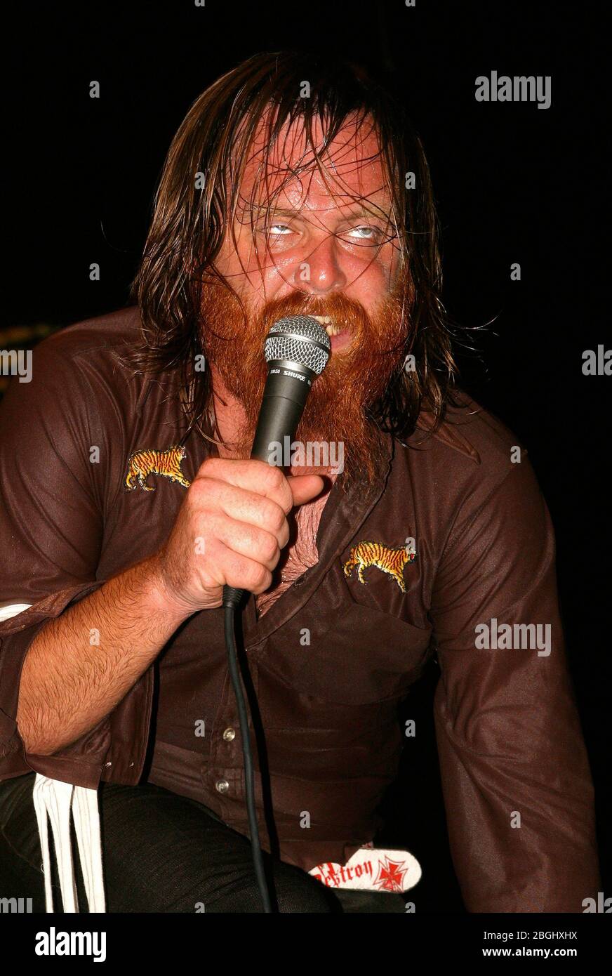 Valient Thorr performing on the 2005 Warped Tour at The Tweeter Center ...