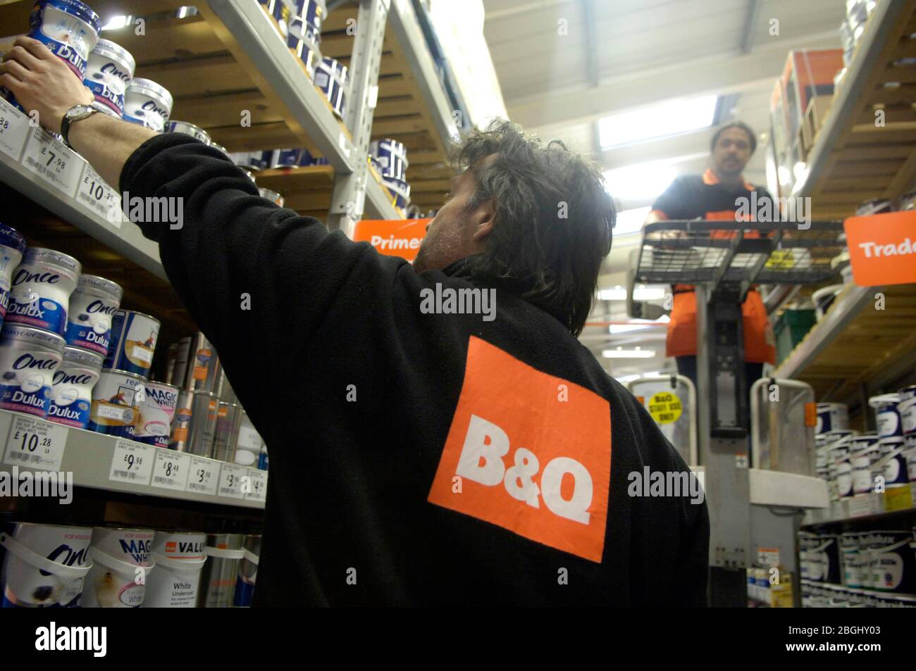 B and q employees hi-res stock photography and images - Alamy