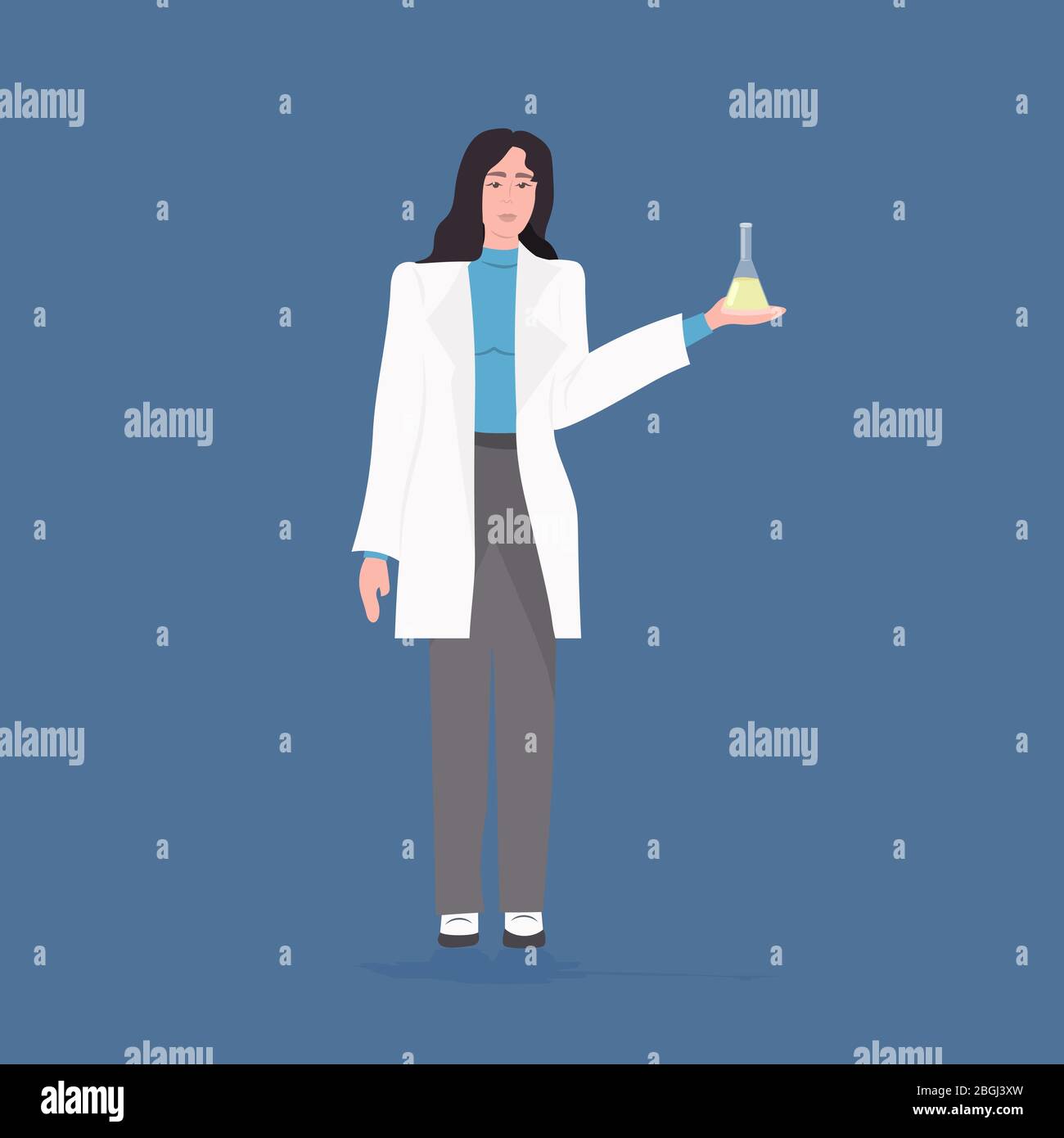 Woman in white making Stock Vector Images - Alamy