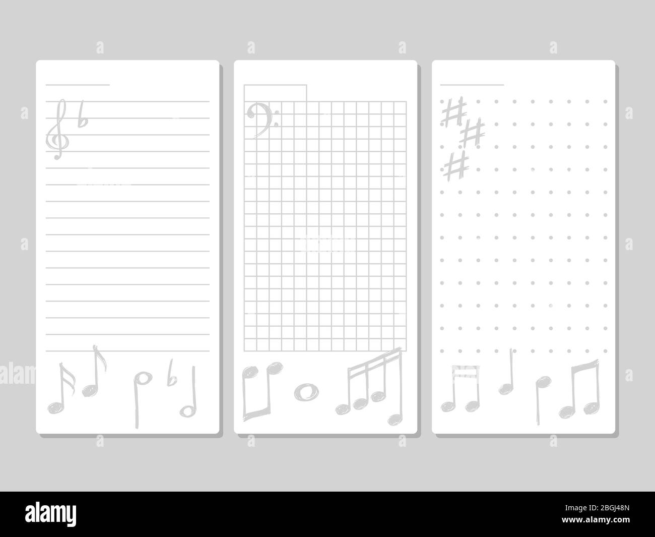 Musical note melody symbol outline hi-res stock photography and images ...