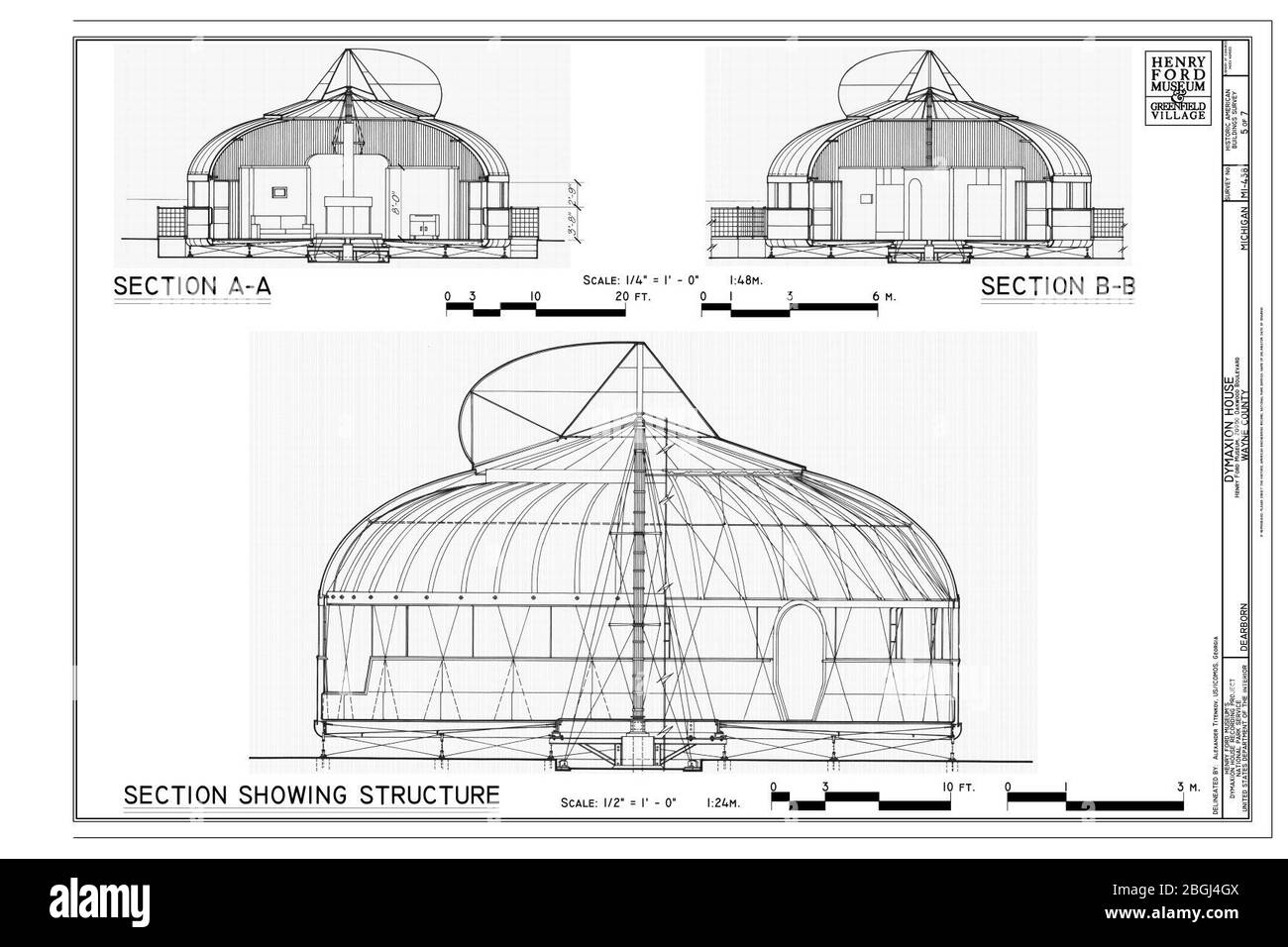 Dymaxion house structure hi-res stock photography and images - Alamy