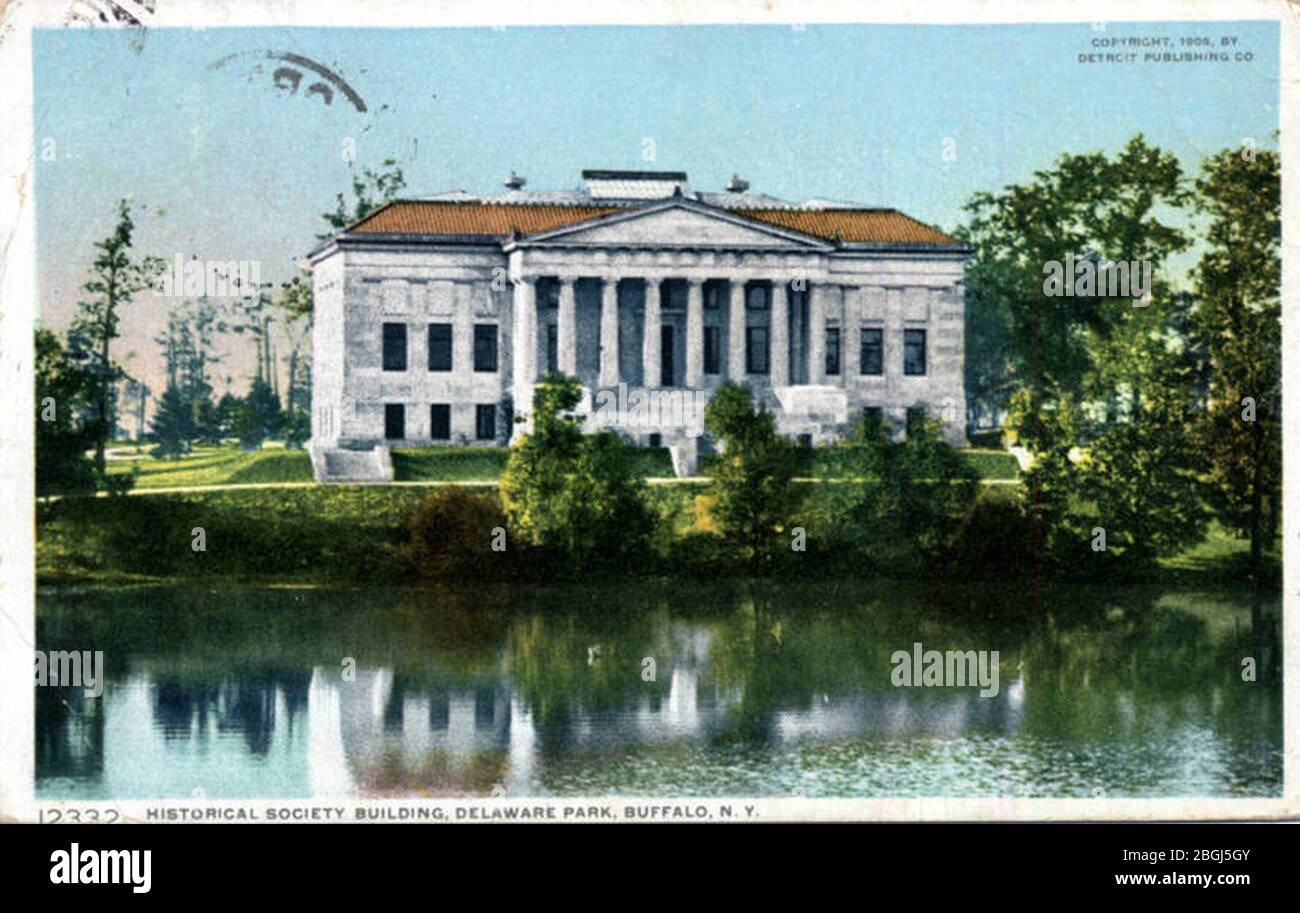 Historical Society Building, Delaware Park Stock Photo - Alamy