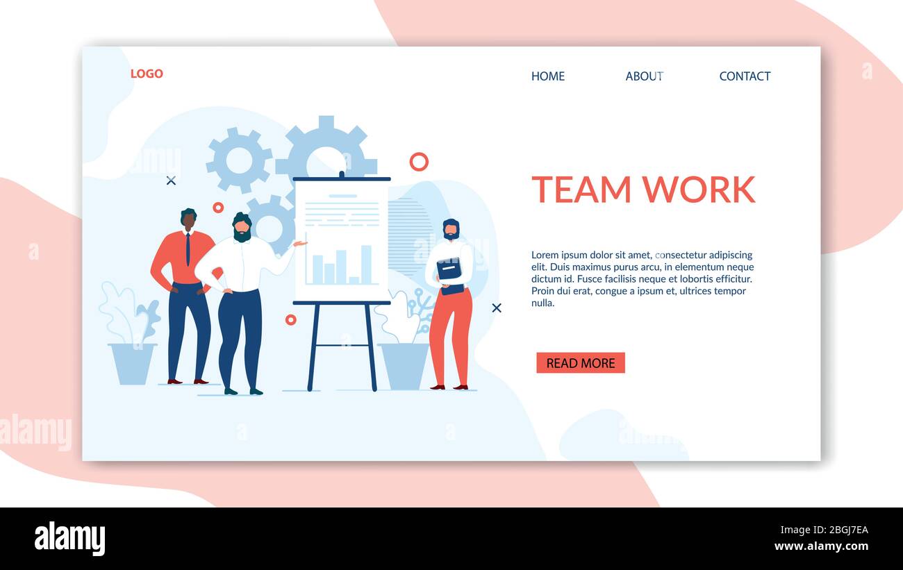 Illustration cartoon businessman showing benefits hi-res stock ...