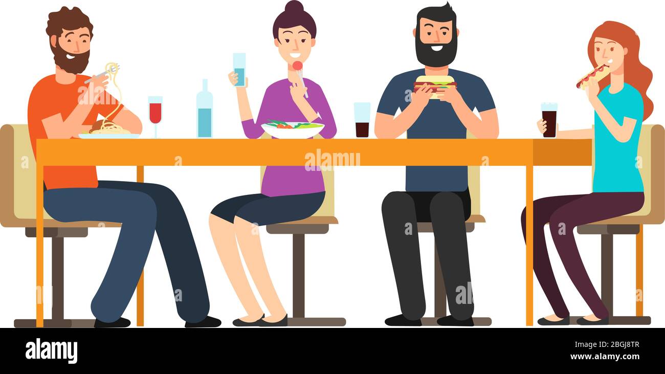 Group Dinner Clipart