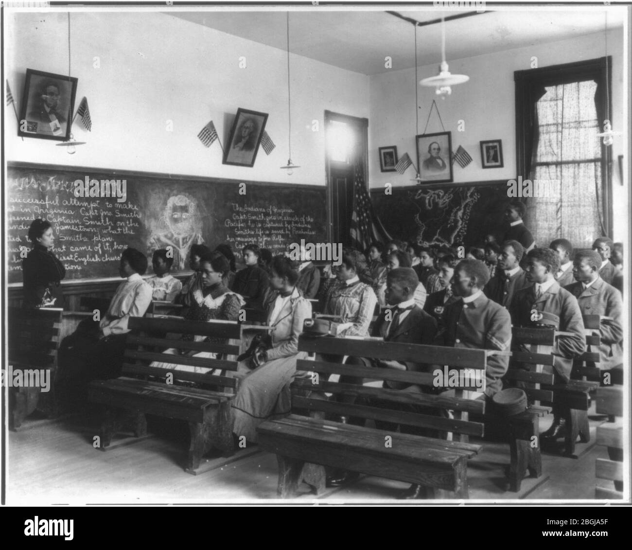 History class, Tuskegee Institute, Tuskegee, Alabama Stock Photo - Alamy