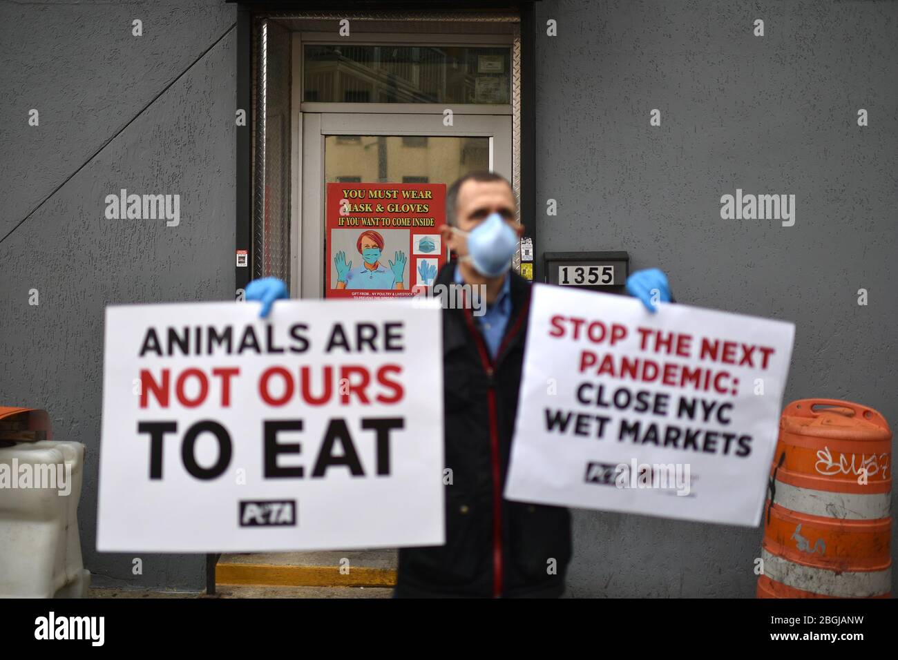 Peta supporter hi-res stock photography and images - Alamy